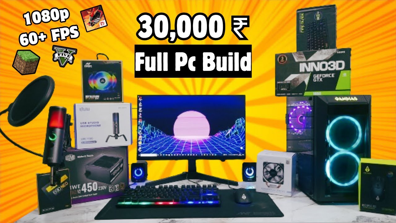 30,000 Rs FreeFire & GTA 5 Free Fire PC Build | Ultimate Setup for ...