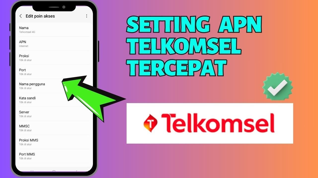 Cara Setting APN Telkomsel Tercepat 2025 - YouTube
