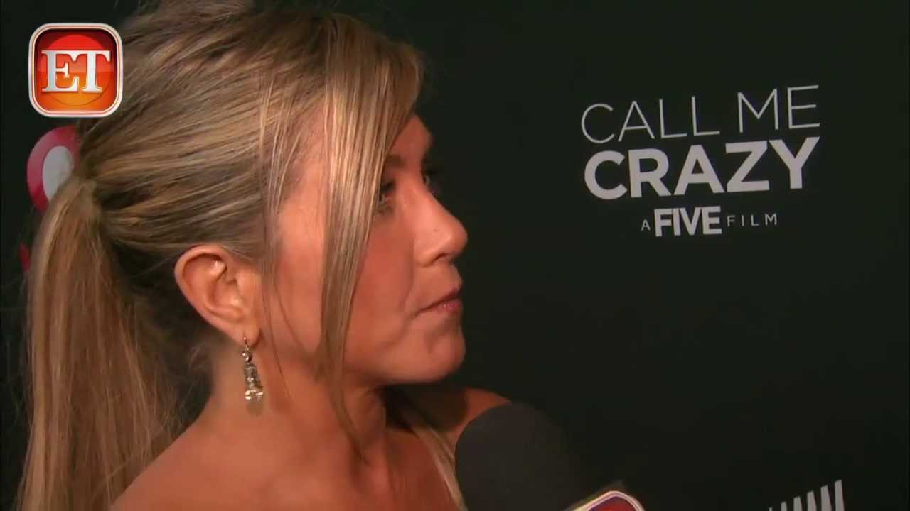 Aniston Debuts Timely TV Movie 'Call Me Crazy' - YouTube