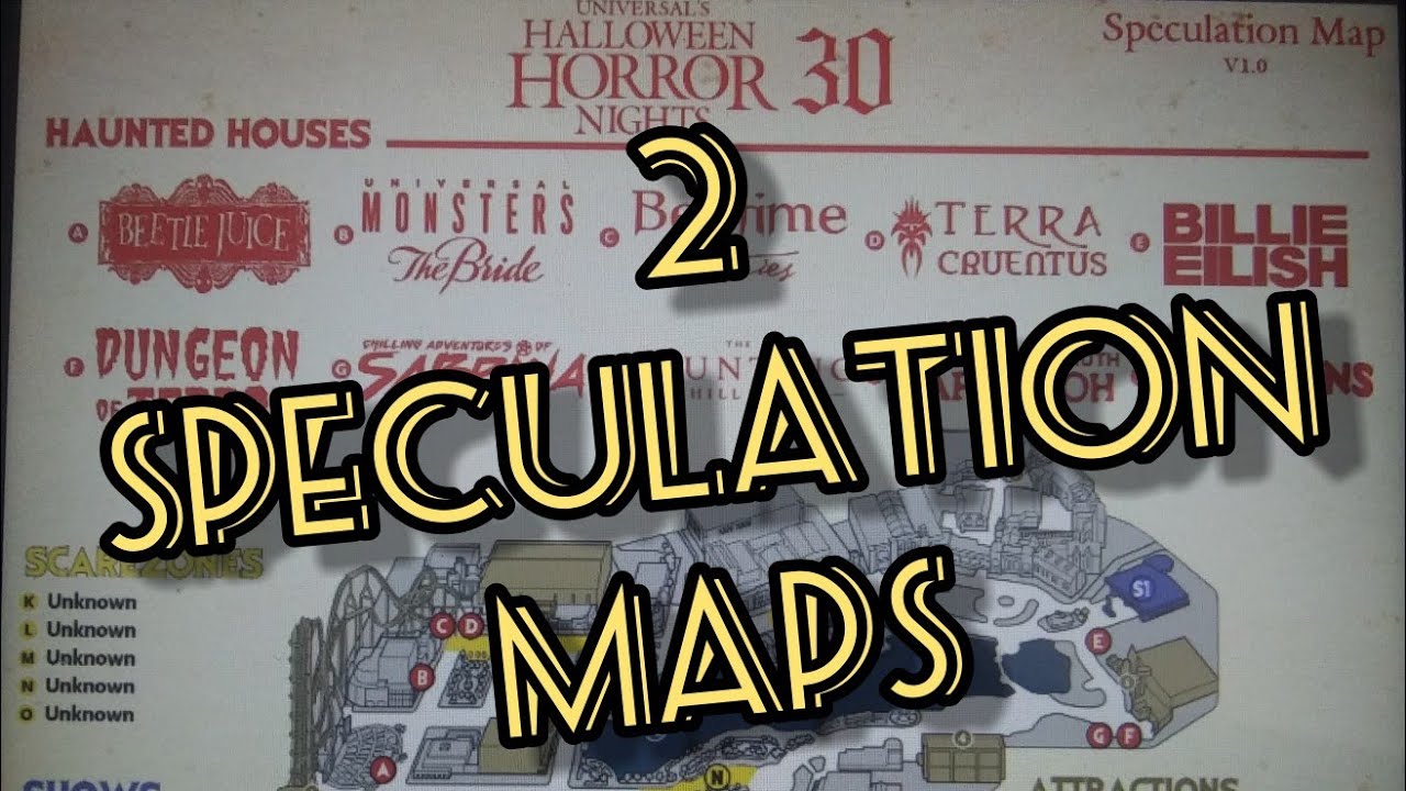 HHN 30 speculation map - YouTube