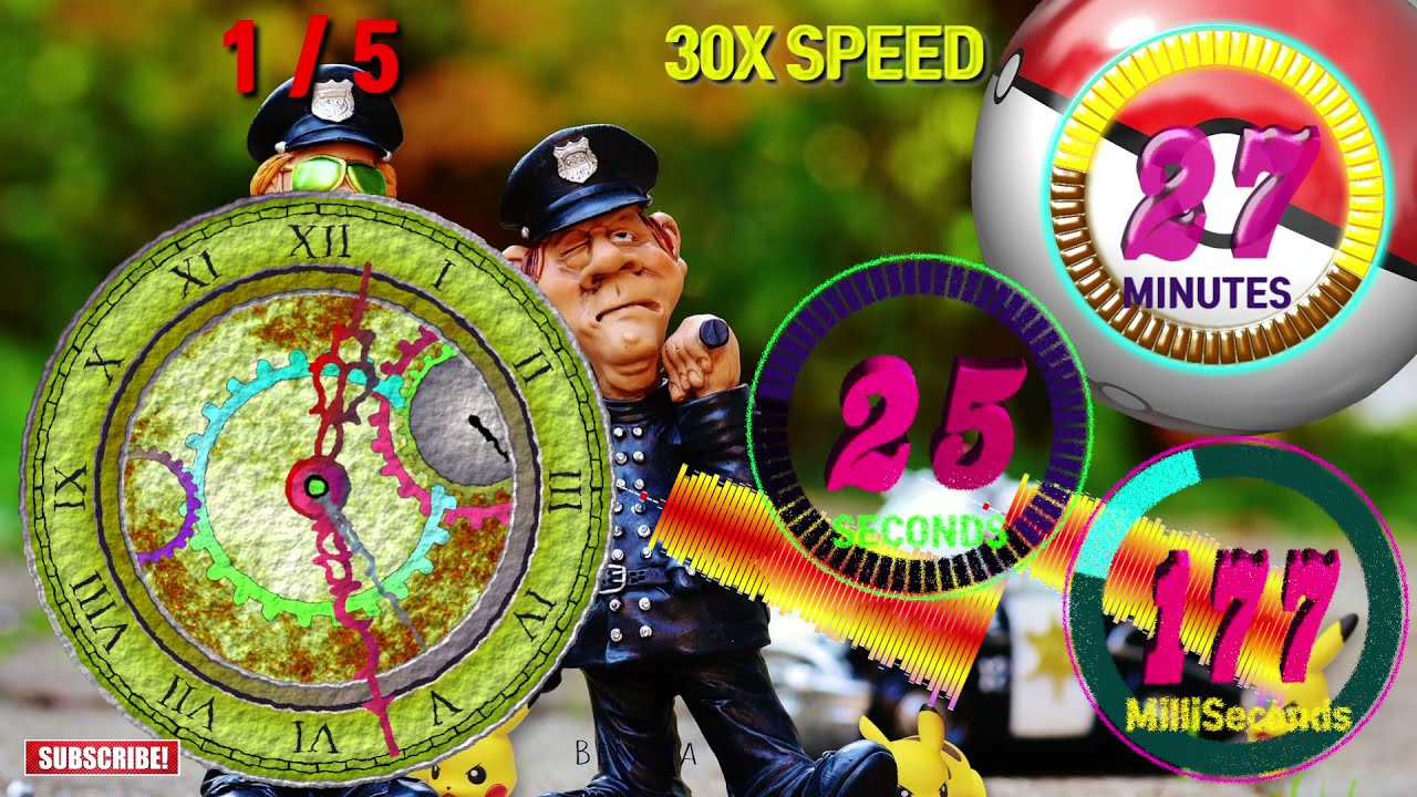 [Speed 30x] Circle 30 Minutes, 5 Rounds Interval Without Breaks timer ...
