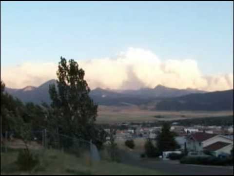 wicked creek forest fire near Livingston, MT - YouTube