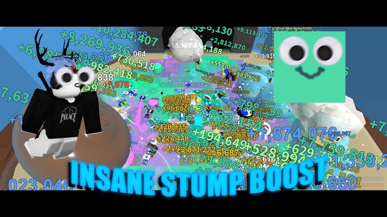 INSANE STUMP FIELD BOOST! | Bee Swarm Simulator | - YouTube
