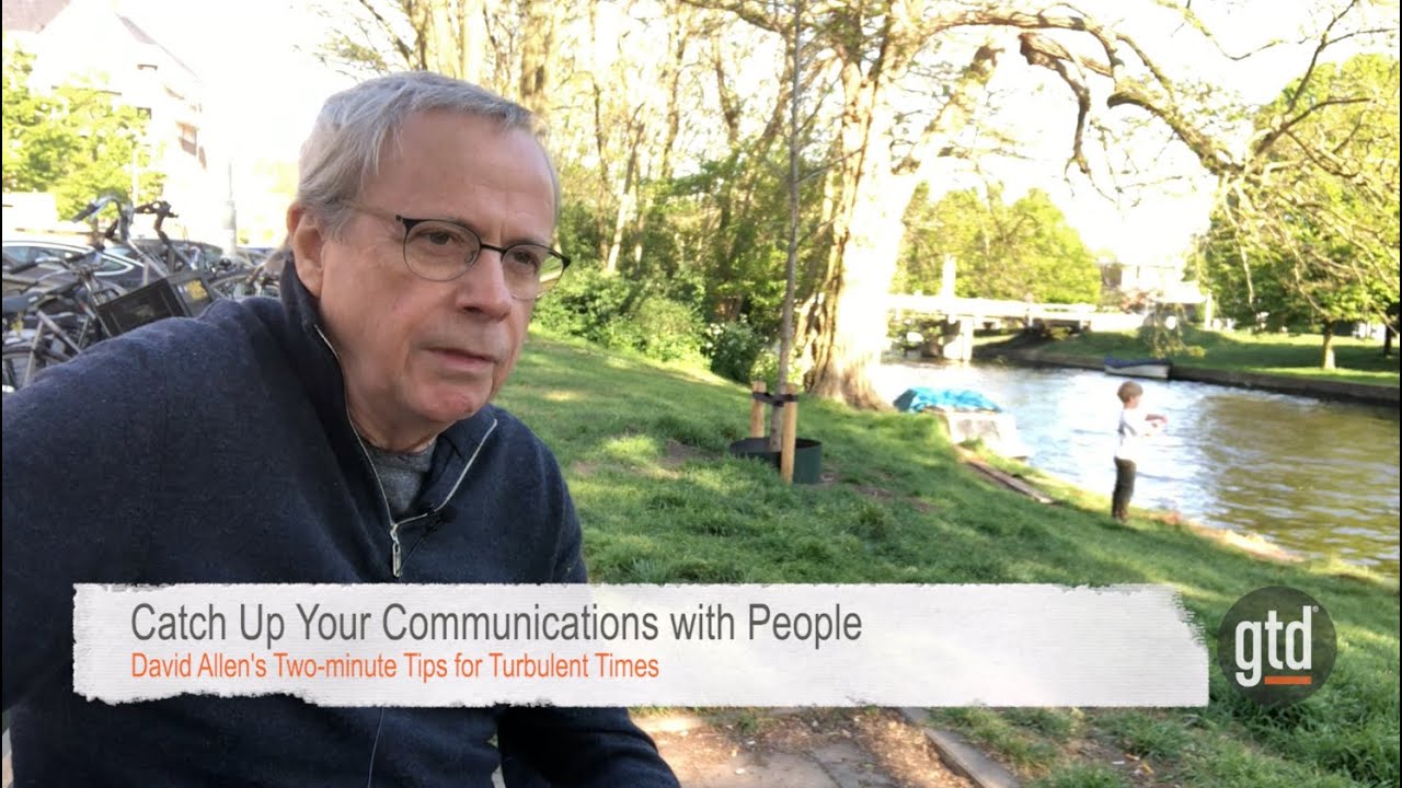 Catch Up Your Communications with People | GTD® - YouTube