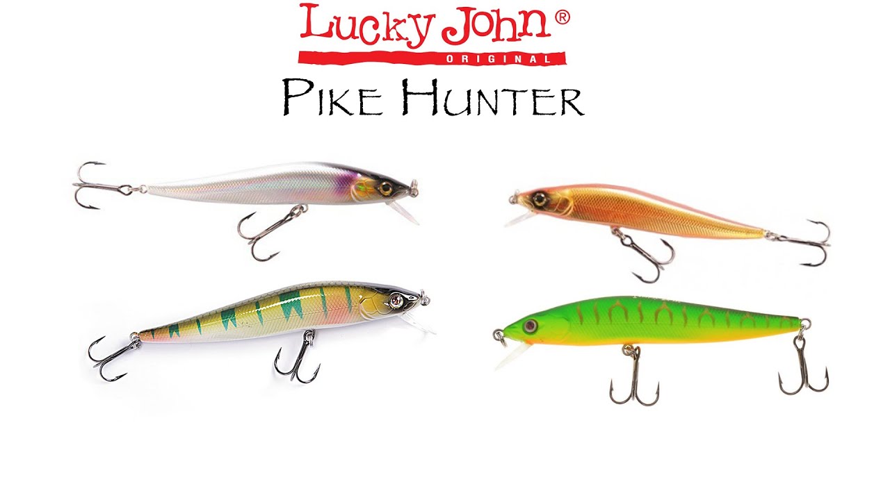 Воблер Lucky John Pike Hunter. Подводная съемка. Underwater - YouTube
