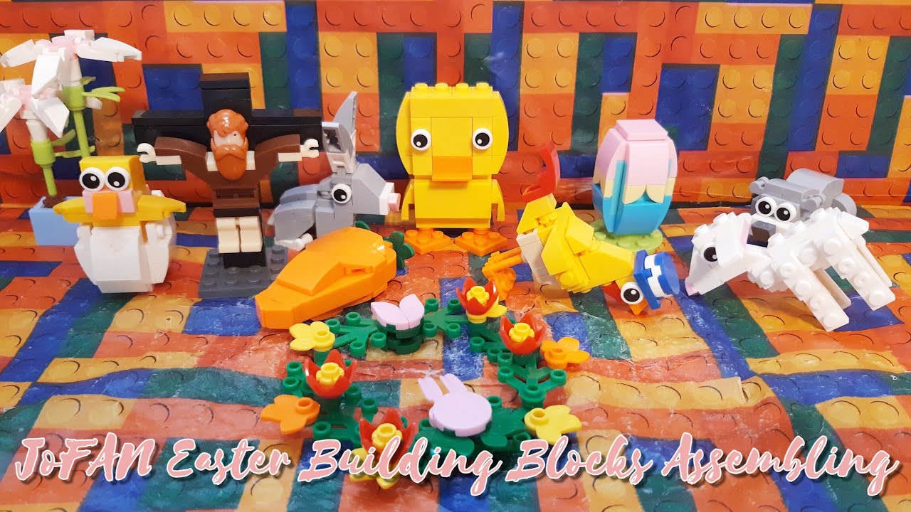 JoFAN Easter Building Blocks Assembly - YouTube