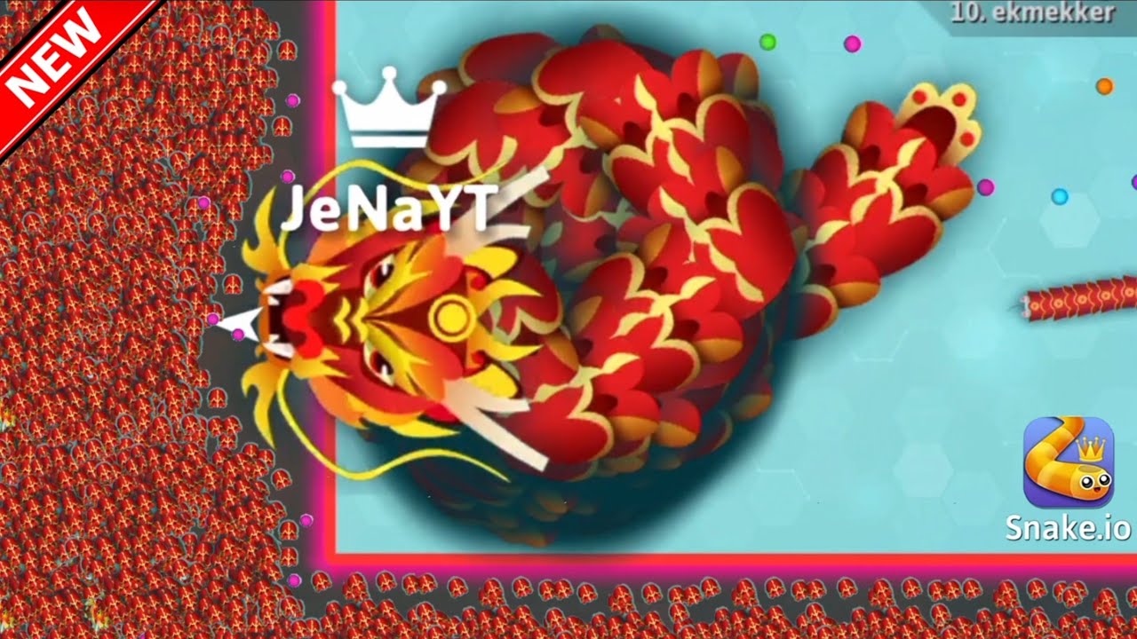 I FEED CUTE NOOBS IN SNAKE.IO! Epic Snakeio Gameplay - YouTube