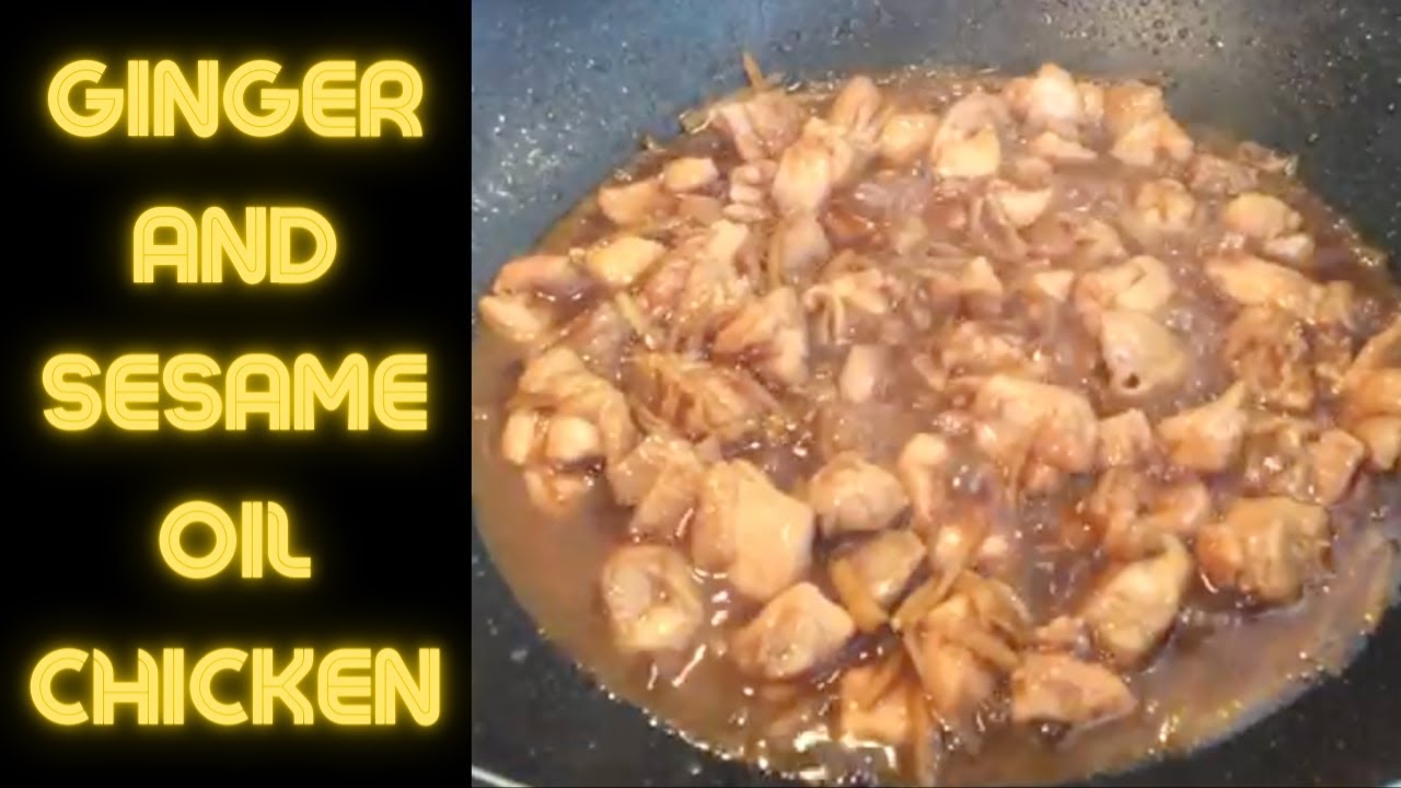 Shredded Ginger Sesame Oil Chicken (姜丝麻油鸡)-So Easy To Cook - YouTube