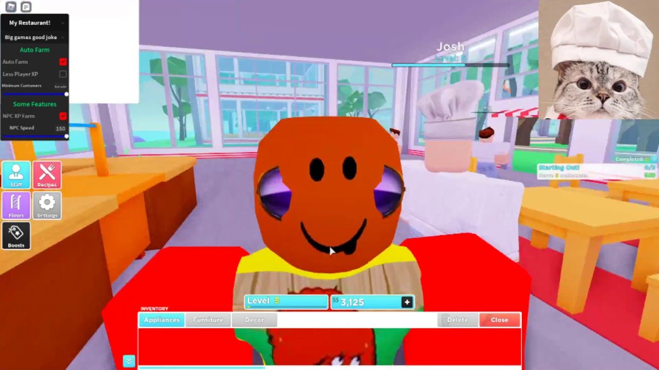 Roblox my resturant script showcase!!!!!!!!!! - YouTube