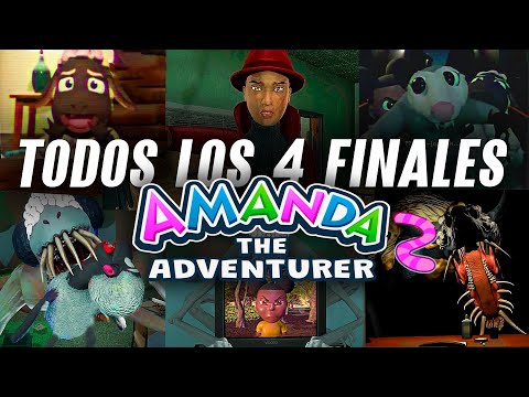 Todos Los 4 Finales Amanda The Adventurer 2 Español ( Final Verdadero, Bueno, Malo y Secreto)