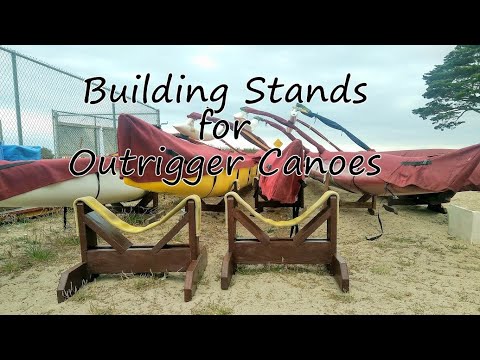 How To Make Stands for Outrigger Canoes - YouTube