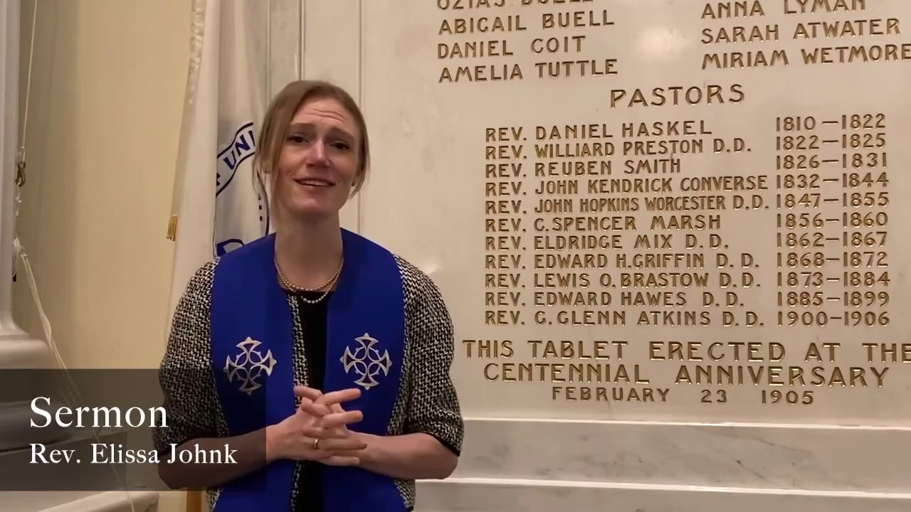 Rev. Elissa Johnk's Sermon: November 29, 2020 - YouTube