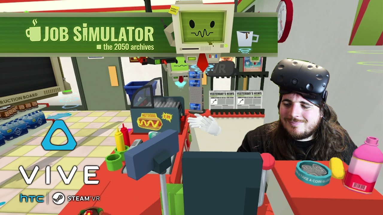 Jumbo Size Everything | Job Simulator | Store Clerk | HTC VIVE - YouTube