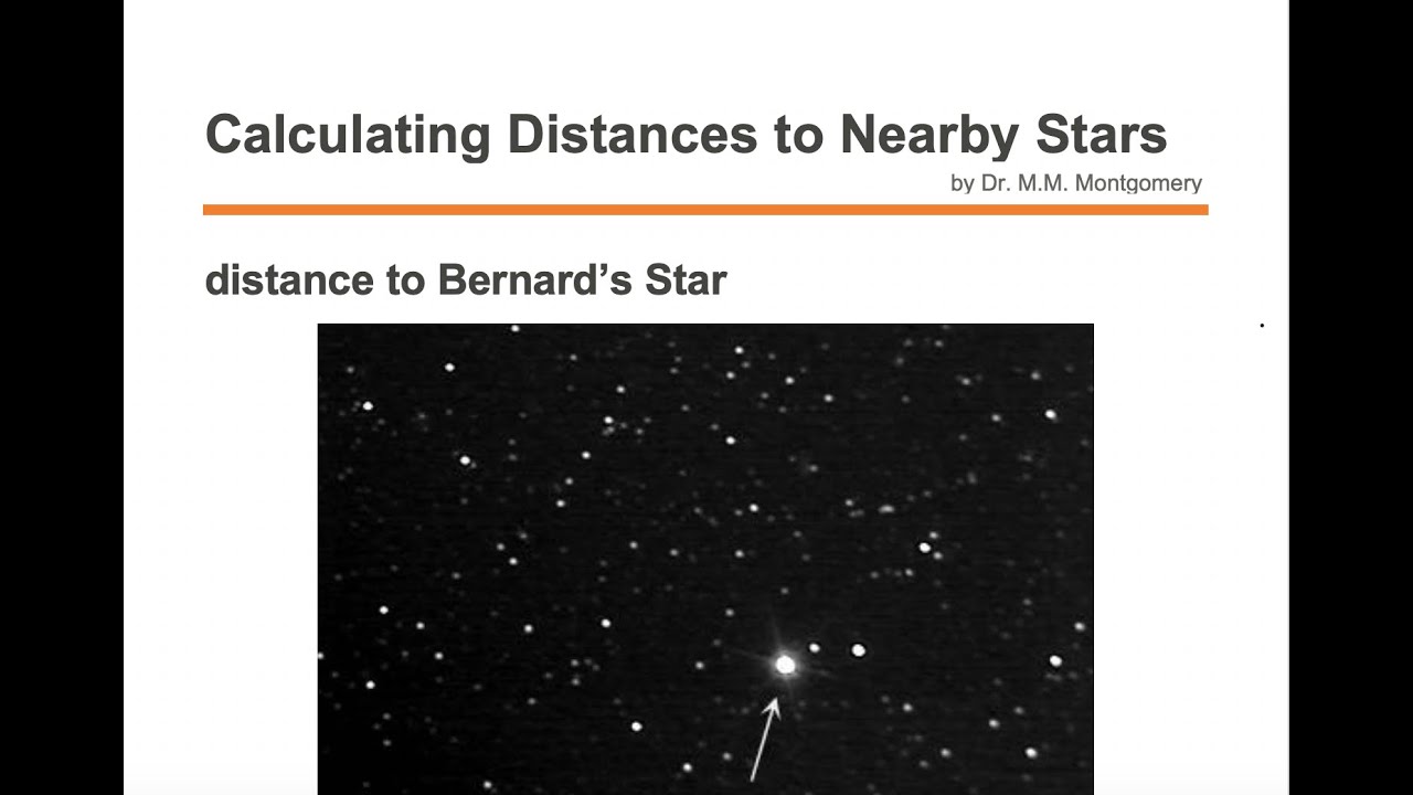 Bernards Star Distance - YouTube