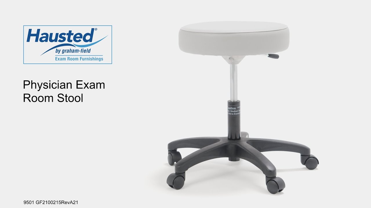 Hausted® Physician Exam Room Stool - YouTube