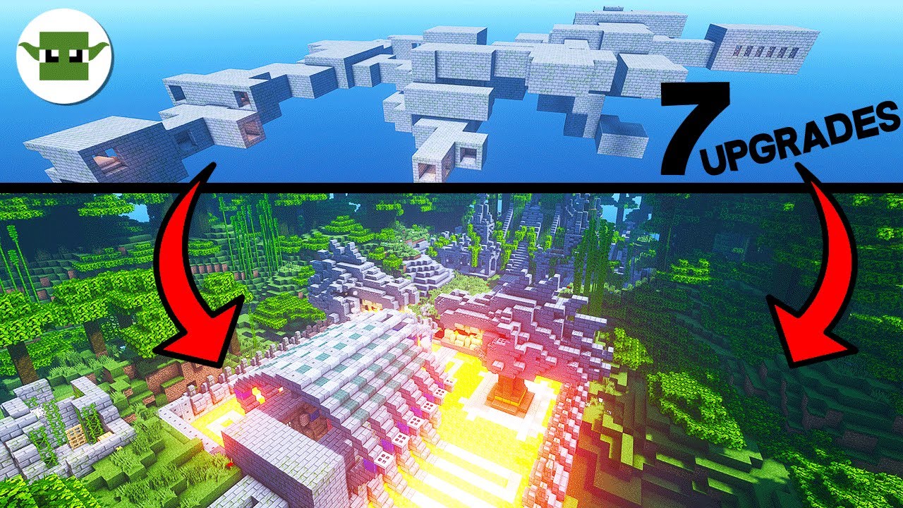 Minecraft STRONGHOLD | 7 Upgrades in Minecraft - YouTube