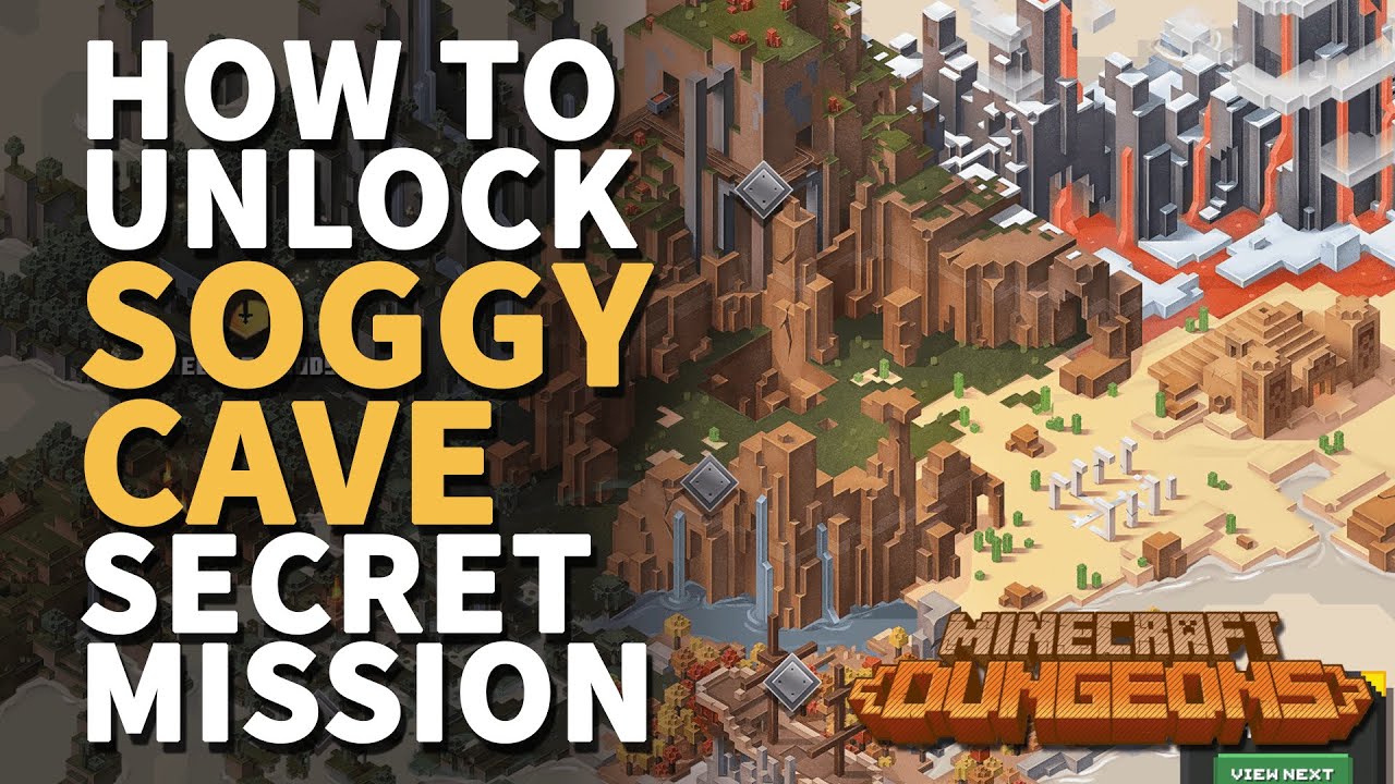 How to get access to Soggy Cave Minecraft Dungeons (Unlock Soggy Cave ...