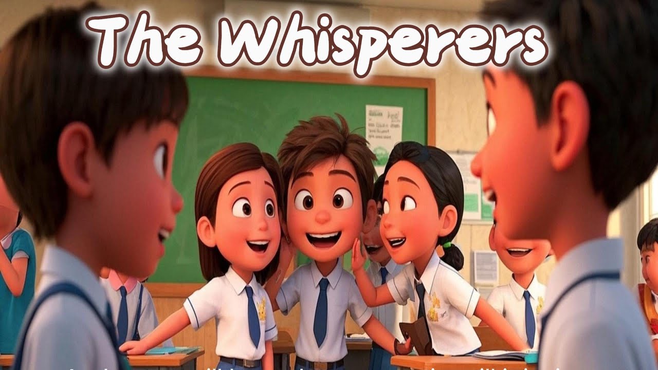 The Whispering Game: A Moral Story for Kids #kidsstory - YouTube