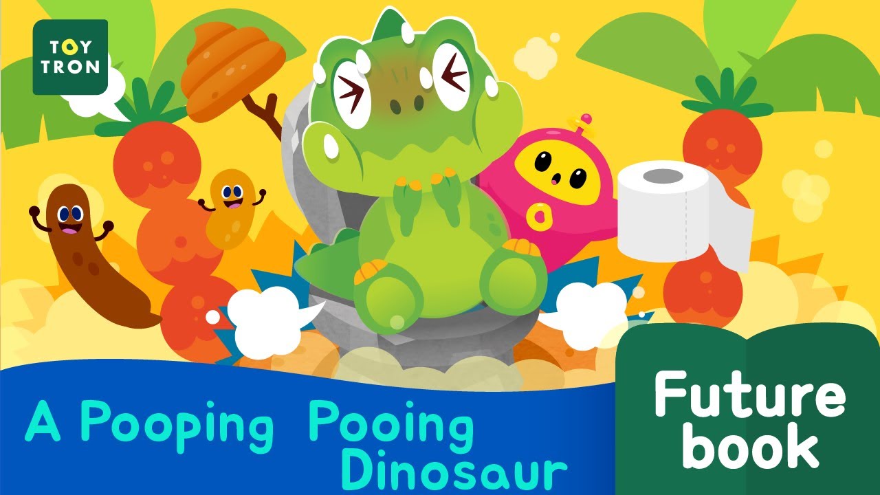 [Dinosaur Song] A Pooping Pooing Dinosaur l IT GOES DOWN IT COMES OUT l ...