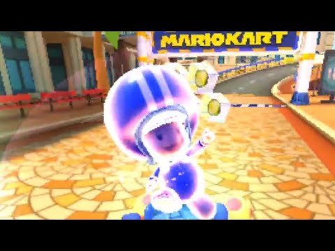 Mario Kart Tour (Blue Toad Pit Crew Gameplay) Challenge 6: Break Item ...