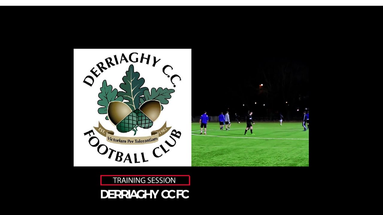 Derriaghy Cricket Club Football Club Training Session. ⚽⚽⚽⚽ - YouTube