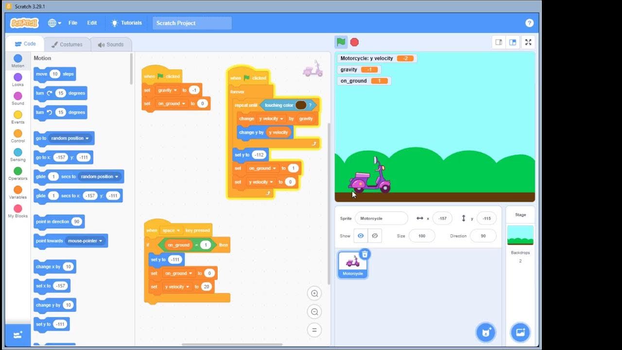 Advanced Scratch Tutorial: Geometry Dash Part 1 - YouTube