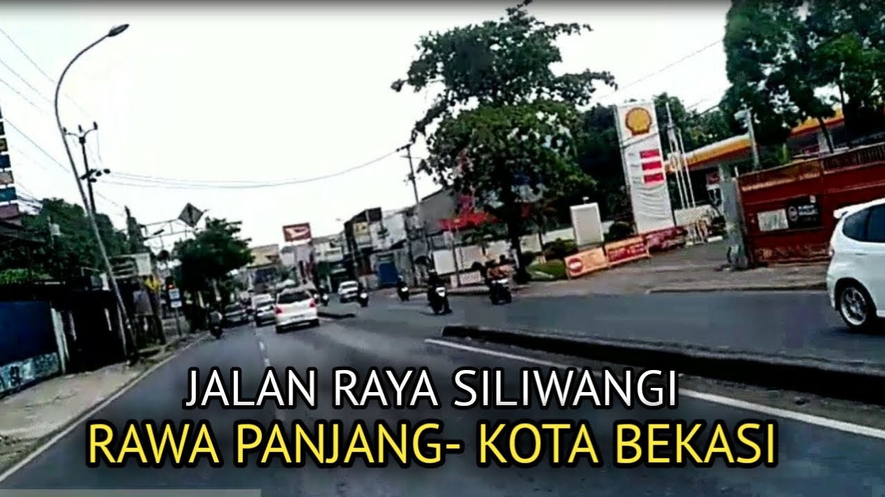 SUASANA JALAN RAYA SILIWANGI ARAH RAWA PANJANG BEKASI SELATAN KOTA ...