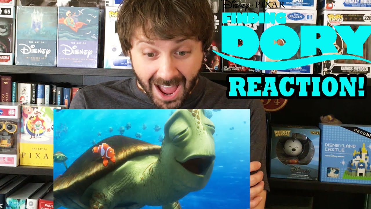FINDING DORY FULL TRAILER REACTION - YouTube