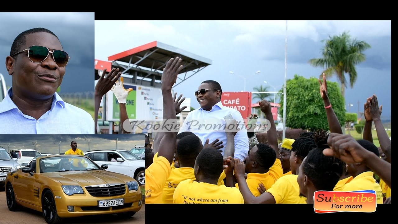 Jack Pemba Heroic Arrival in Uganda At Entebbe Airport. - YouTube