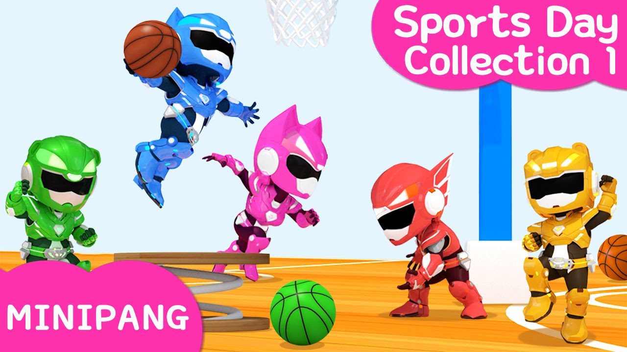 Learn colors with MINIPANG | 🏆 Sports Day Collection1 | MINIPANG TV 3D ...