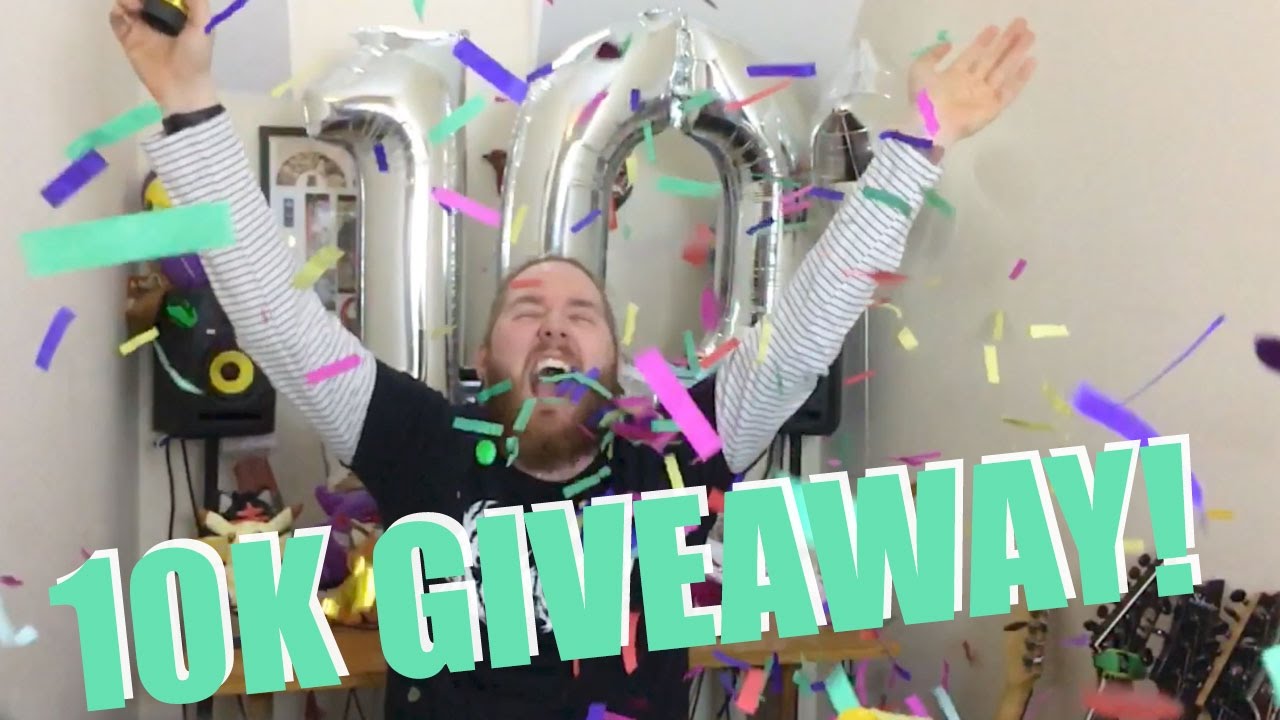 Jamie Slays 10K SUBSCRIBERS GIVEAWAY!! + My Top Guitar Riffs 2016 - YouTube