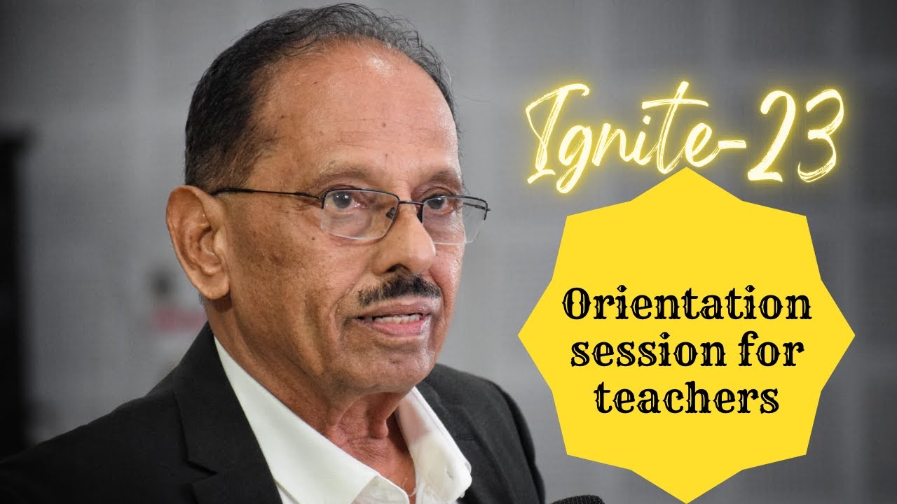 Orientation Session for Science Teachers || Dr. A. P. Jayaraman ...