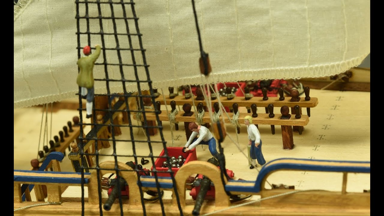 Wooden Model Ship ROYAL SUN build #73 - YouTube