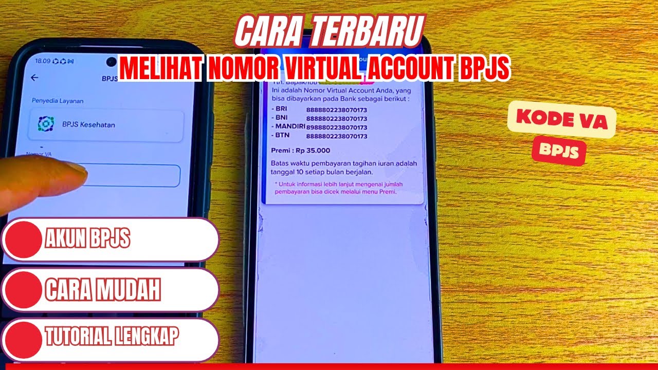Lihat Nomor Virtual Account BPJS I Bayar BPJS Lewat VA - YouTube