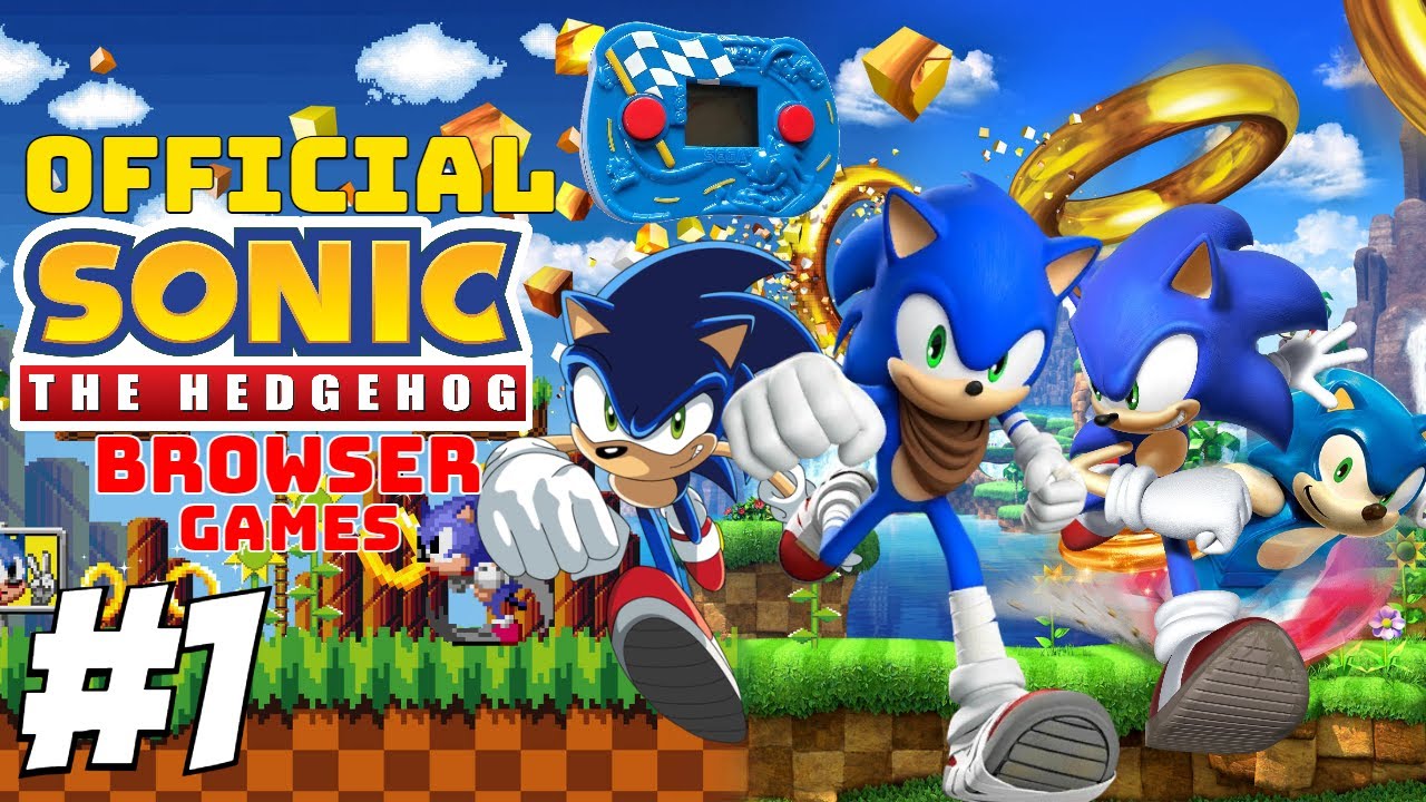 Playing OFFICIAL Sonic Browser Games #1 - YouTube