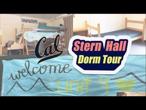 UC Berkeley Unit 4 Stern Hall Complete Dorm Tour (Triple/Double/Single ...