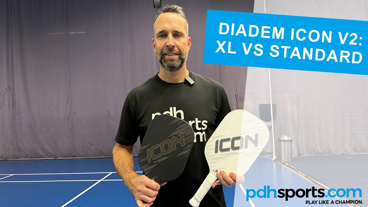 Diadem Icon V2 Pickleball paddle review by pdhsports.com - YouTube