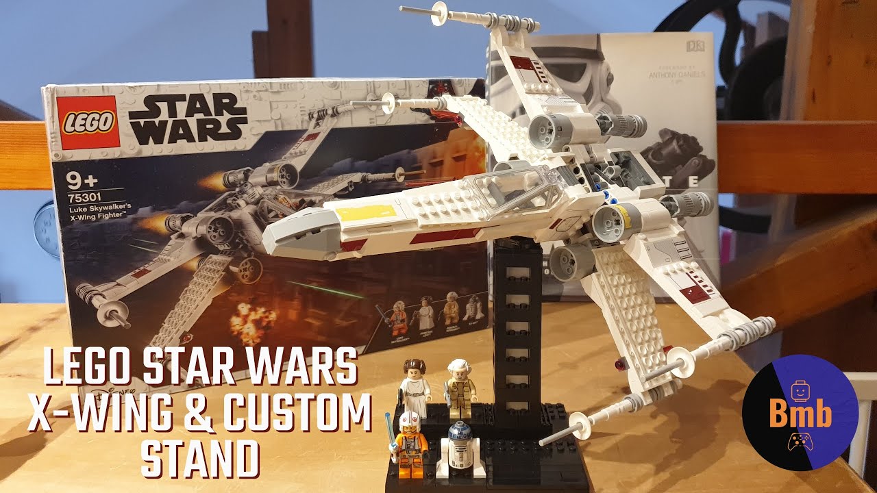 Lego Star Wars X-Wing and Custom Stand Build #legostarwars - YouTube