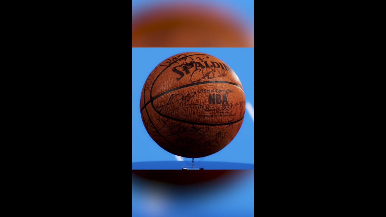 1992 All-Star Game Official NBA Game Ball Signed By 22 Players - YouTube