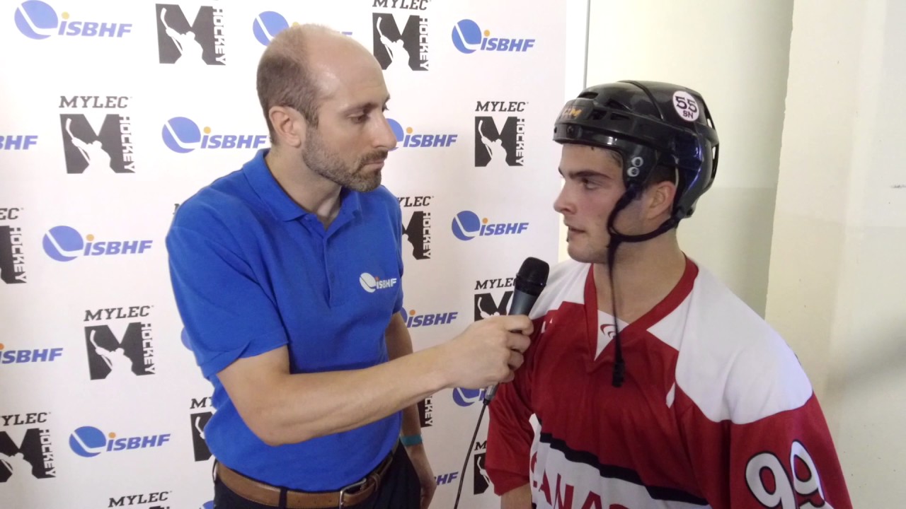 2017 World Ball Hockey Championship - Danick Martel Interview - YouTube