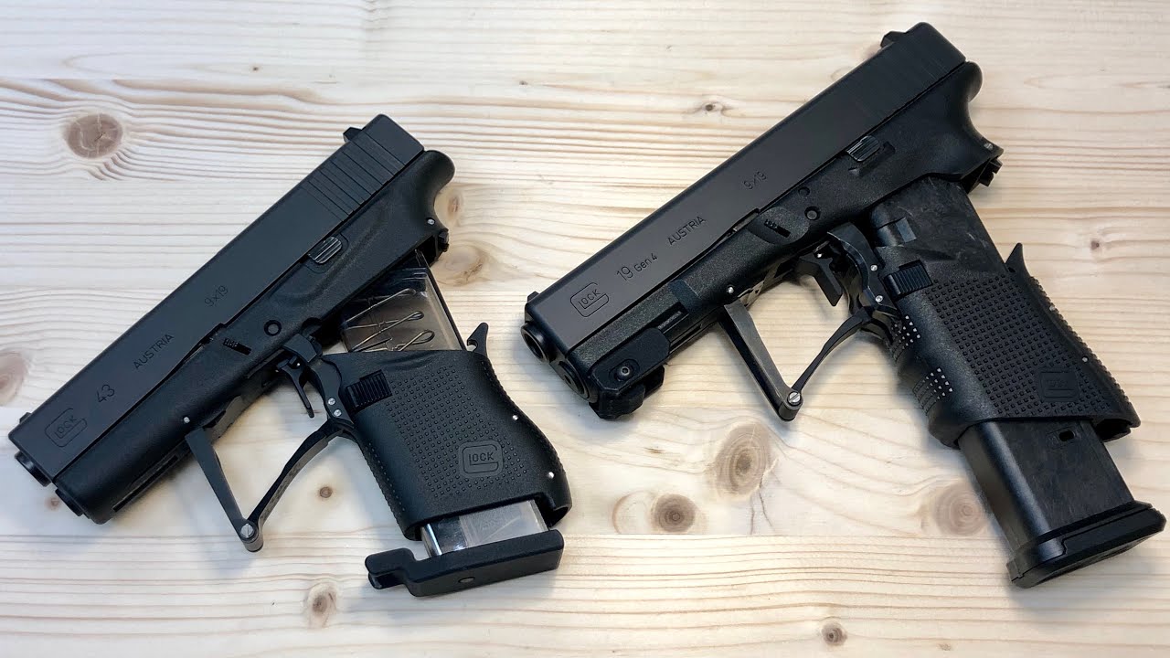 Folding Glock 19 & Glock 43 by Full Conceal - YouTube