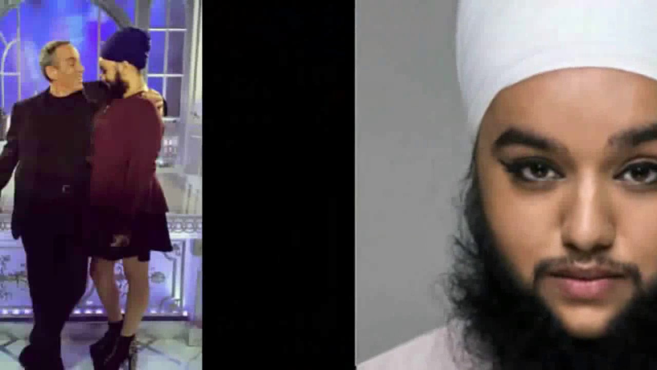 Bearded female model Harnaam Kaur created history on ramp walk - YouTube