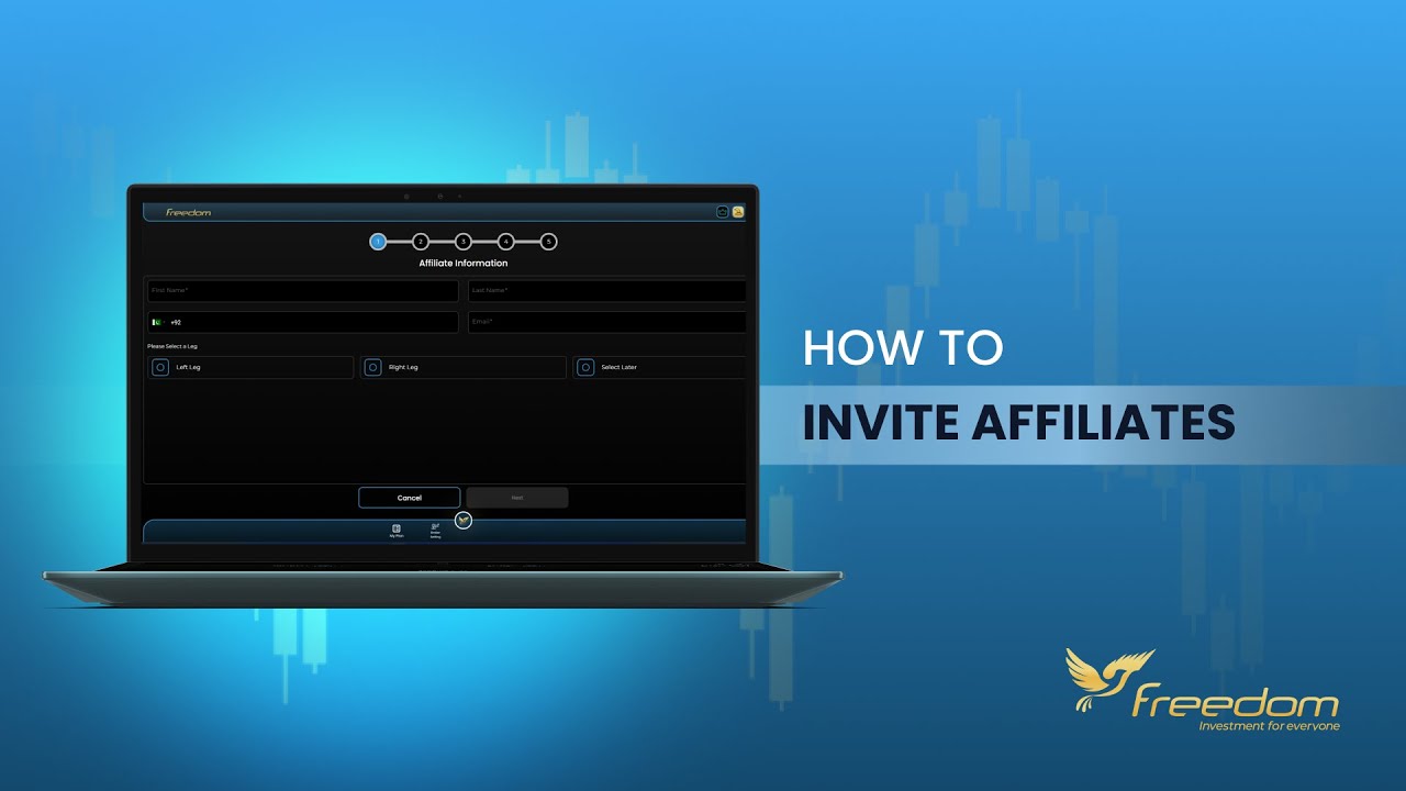 How to Invite Affiliates? | Growing Network on Freedom | myfreedom.ae ...