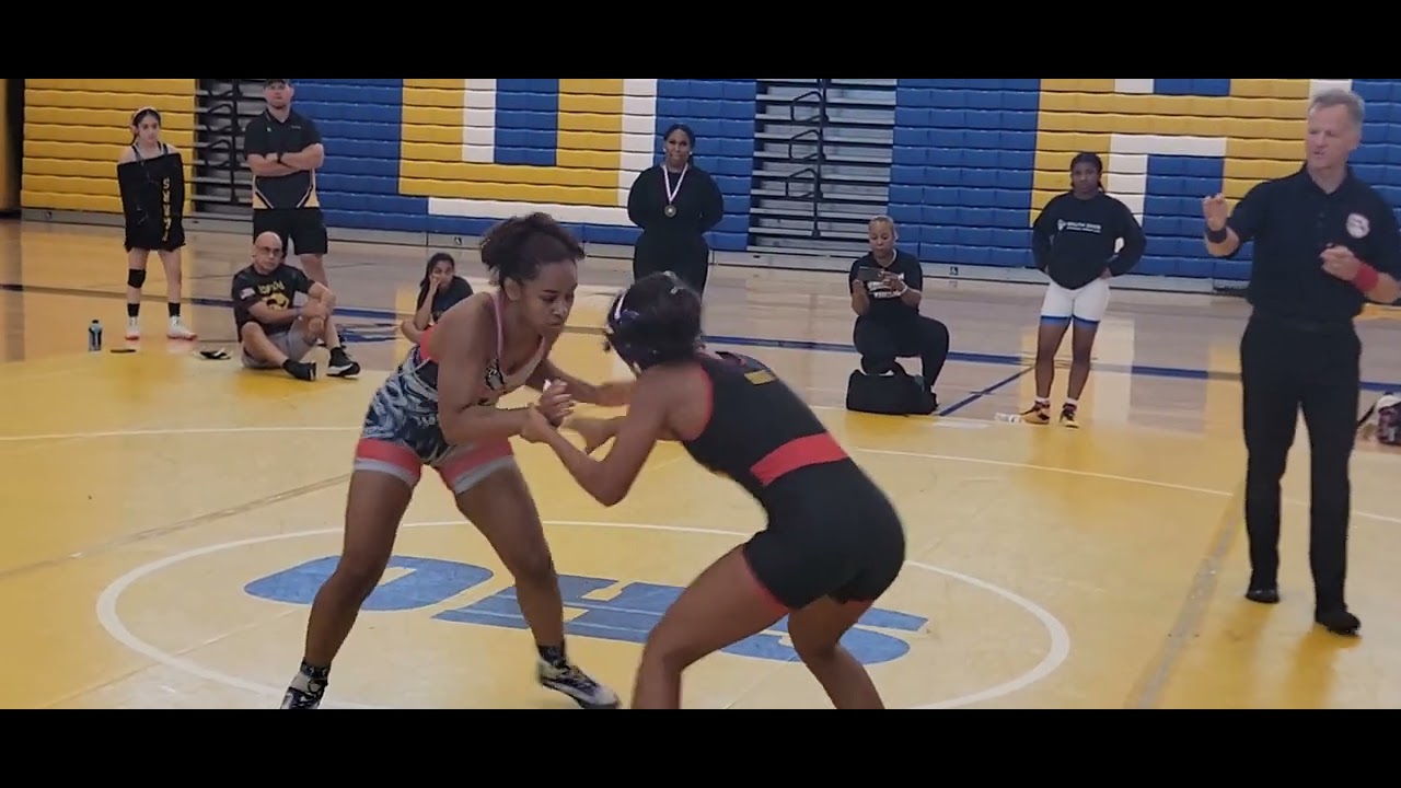 Emma Bauknight gets surprise pinned by a top Florida Wrestler. - YouTube
