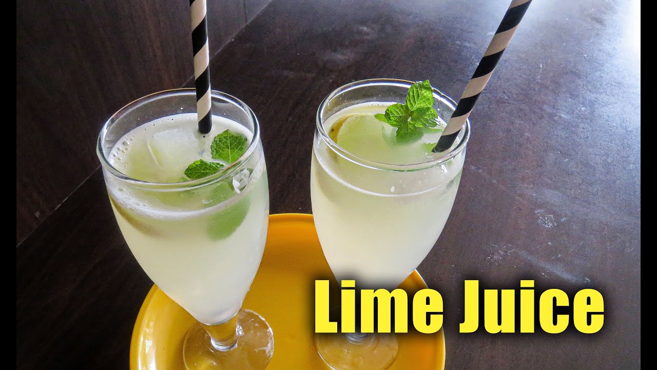 How to make fresh cool LIME JUICE - YouTube