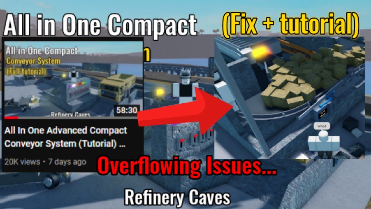 The Problem with Conveyor System (Fix + Tutorial) | Refinery Caves - YouTube
