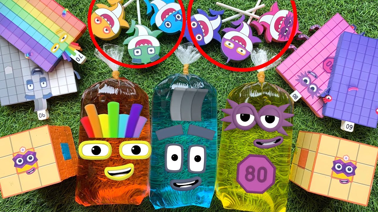 Looking Balloon Numberblocks NEW 627 puzzle tetris | ASMR chirping of ...