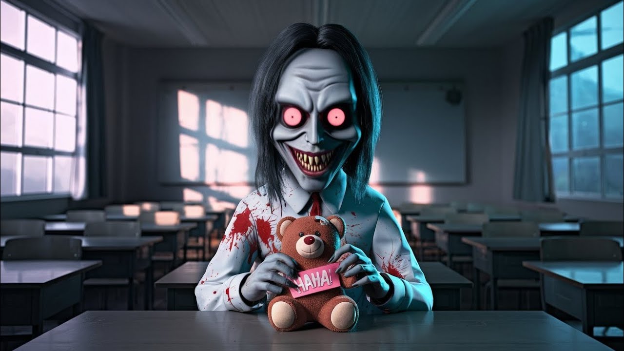 cat Meets a Ghost at School👻 | Horror story 😻 - YouTube