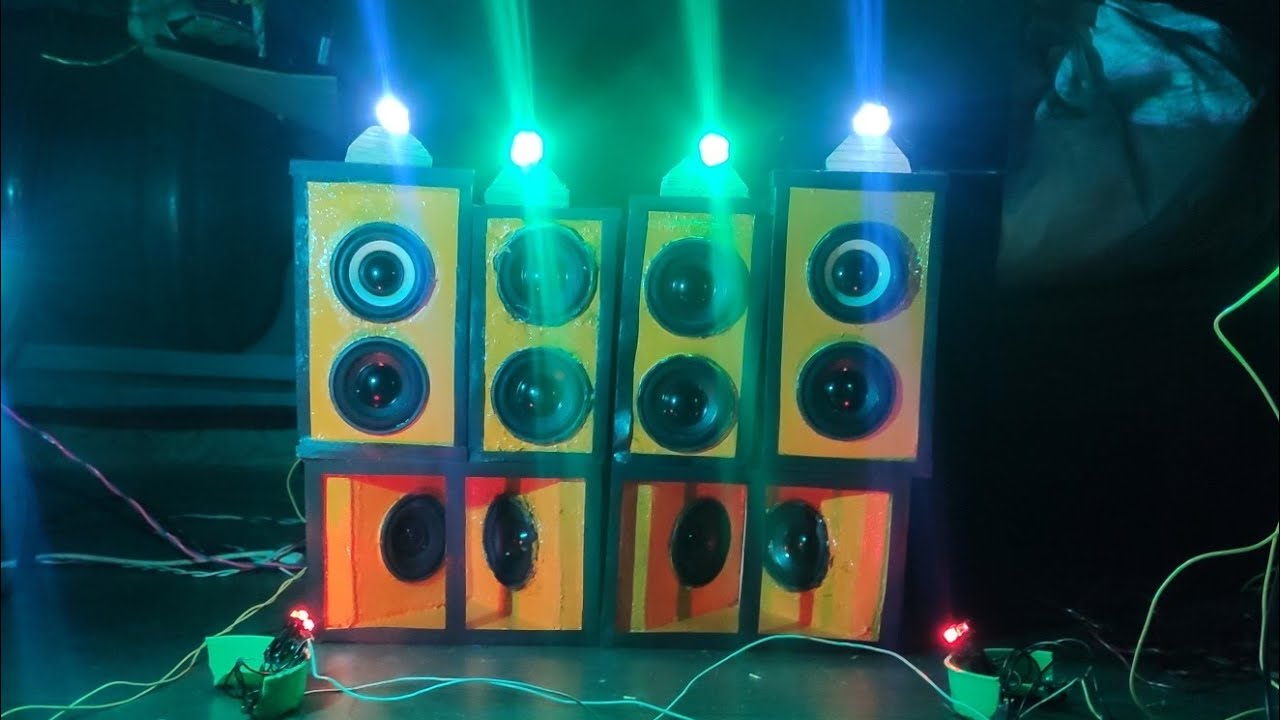 HOW TO MAKE MINI DJ (JBL OR RCF BOX).কিভাবে ছোটো ডিজে (JBL আর RCF) বক্স ...
