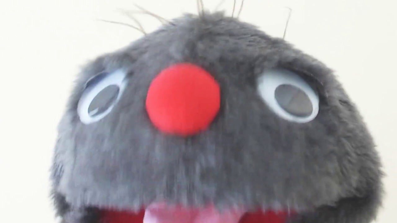Grey Monster Puppet - YouTube